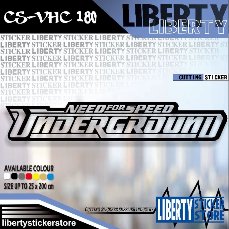 Big need for speed underground cutting sticker | Need for speed under ...