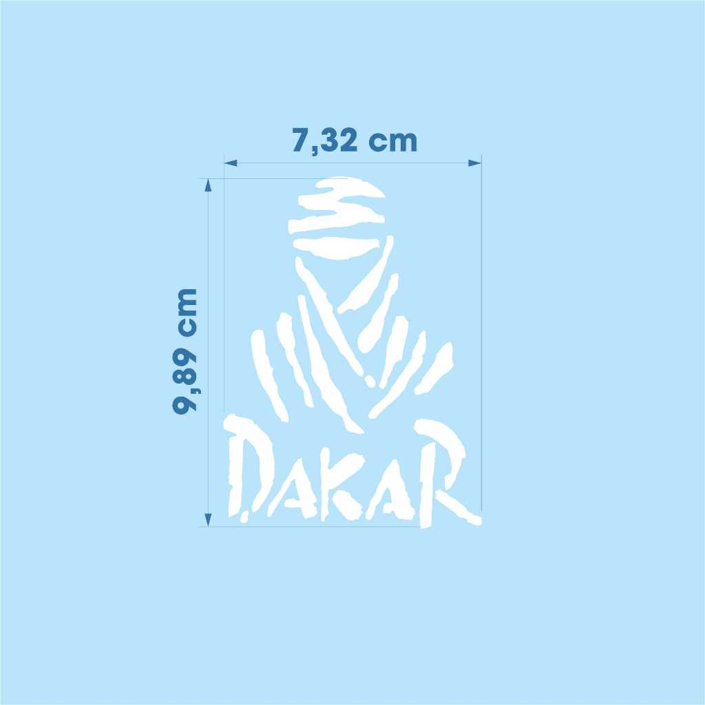 Vinyl logo rally dakar sport cutting Sticker | Shopee Malaysia