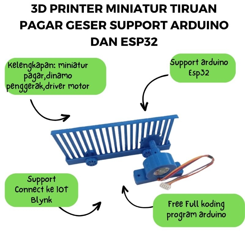 Miniature Sliding Gate Fence Support Arduino Esp32 | Shopee Malaysia