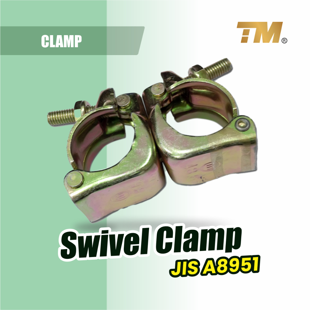 Swivel SIS STANDARD CLAMP FOR SCAFFOLD TYPE PIPE / TUBULAR SYSTEM ...