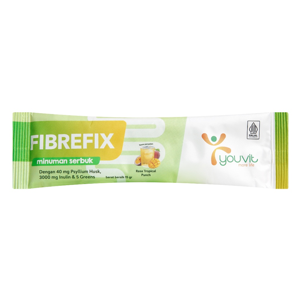 Youvit Fiberfix PSYLLIUM HUSK & INULIN Powder 1 SACHET | Shopee Malaysia