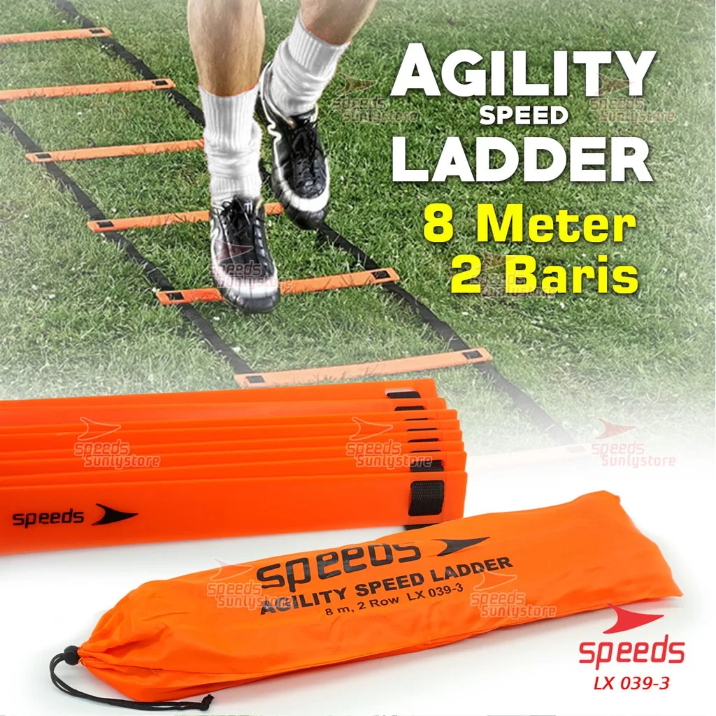 Speeds Agility Speed Ladder Drills training 8m Leg Agility Ladder 039-3 ...