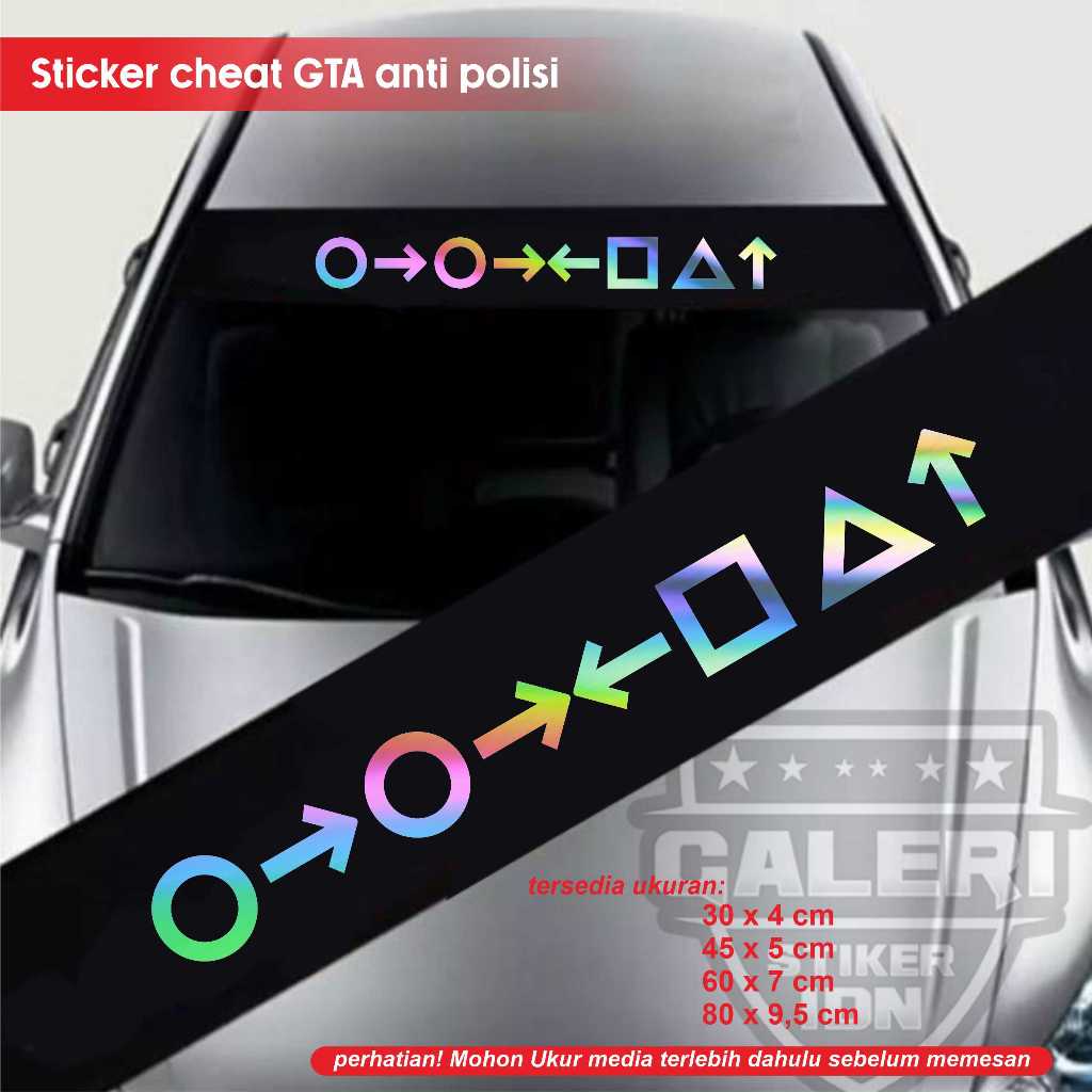 Anti-police GTA cheat Sticker, for car windows | Cutting Sticker ...