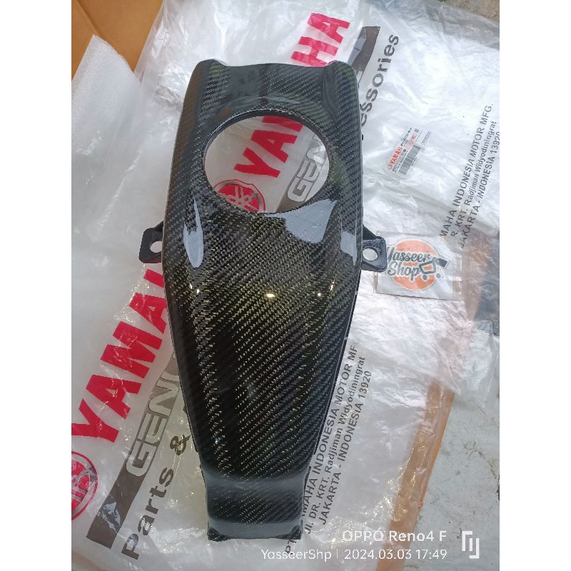 Skining Carbon Kevlar Middle Tank Cover R15V4 | Shopee Malaysia