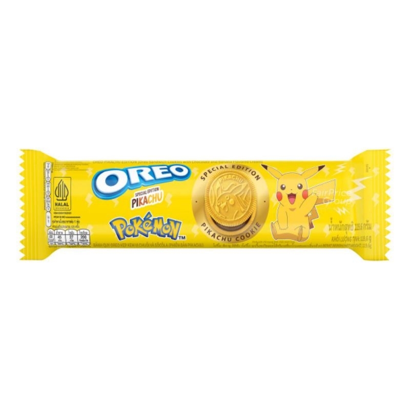 Oreo Pokemon Pikachu Cookies Special Edition 119gram | Shopee Malaysia