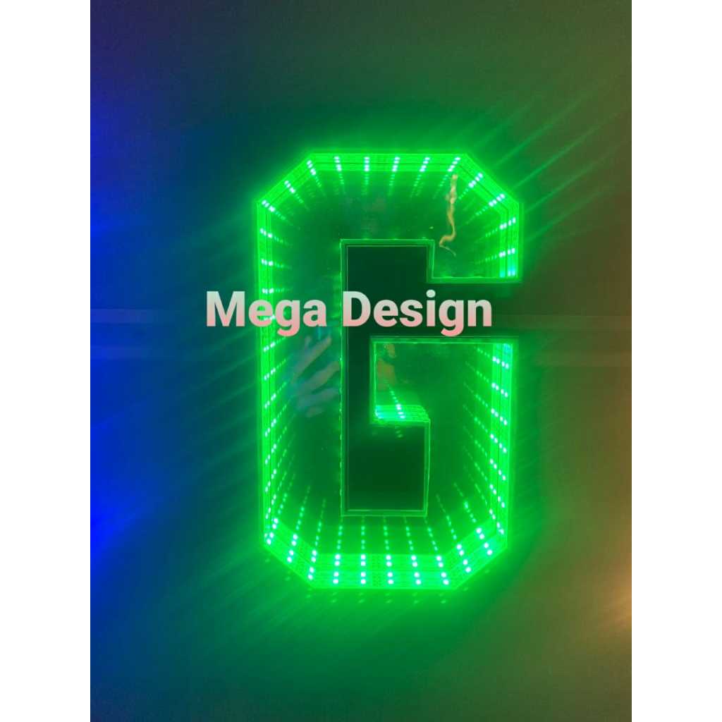 Letter G INFINITY MIRROR-LATEST MODEL | Shopee Malaysia
