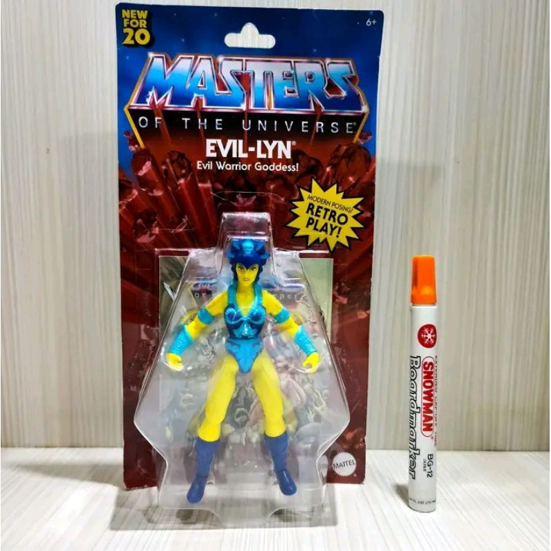 Action figure Masters of universe evil lyn yellow mattelEvil warrior ...