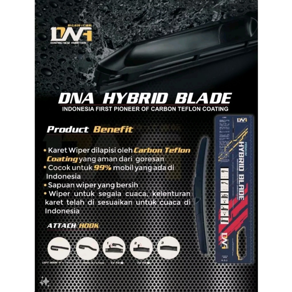 Hybrid DNA Car Wiper / Universal Hybrid DNA Car Wiper | Shopee Malaysia