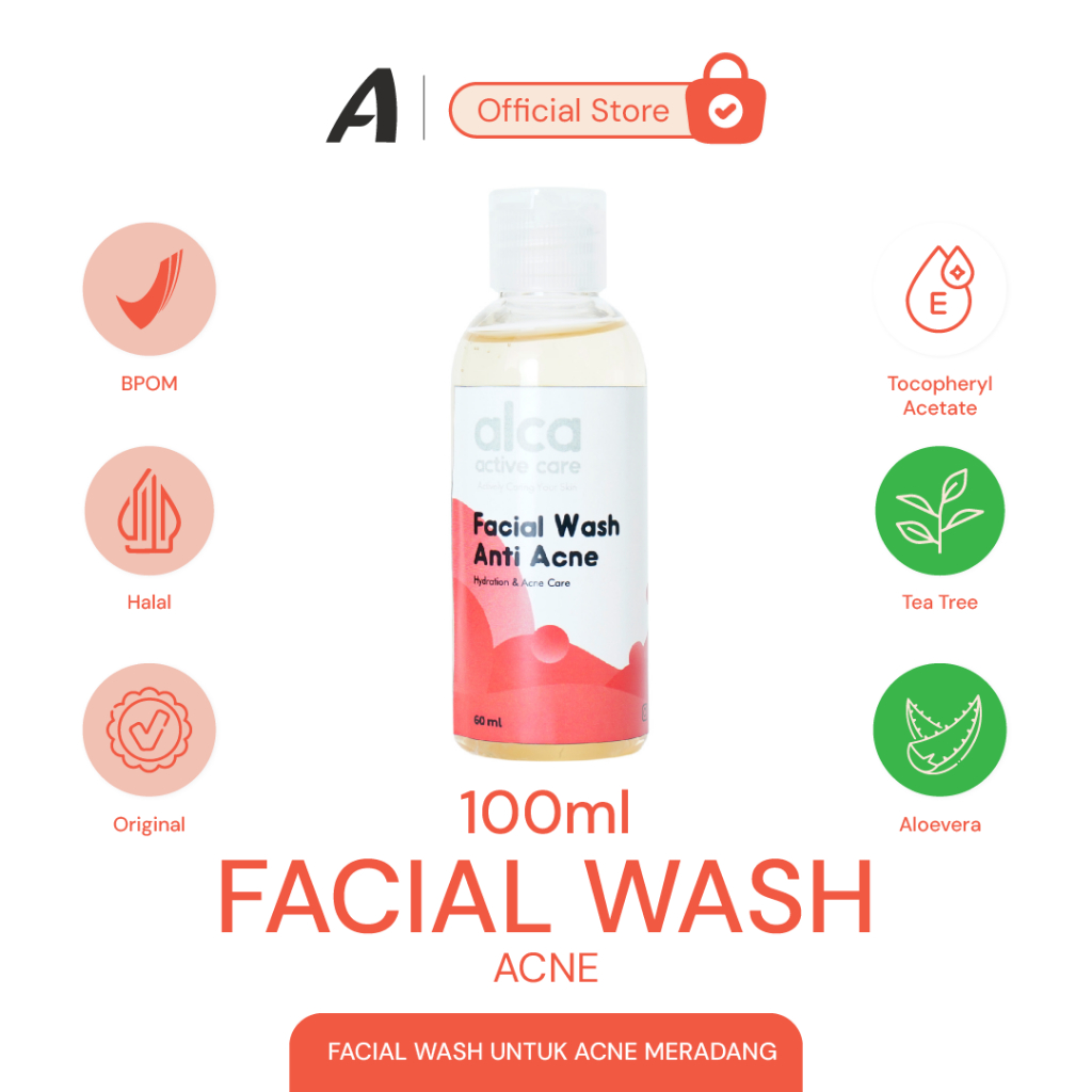 Alca Active Care Facial Wash Acne - Facial Soap for Acne-Prone ...