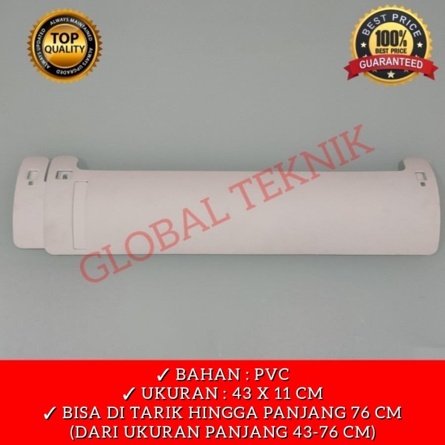 Gutter AC Retainer Reflector Air Conditioner PVC 43-76cm Reflector ...