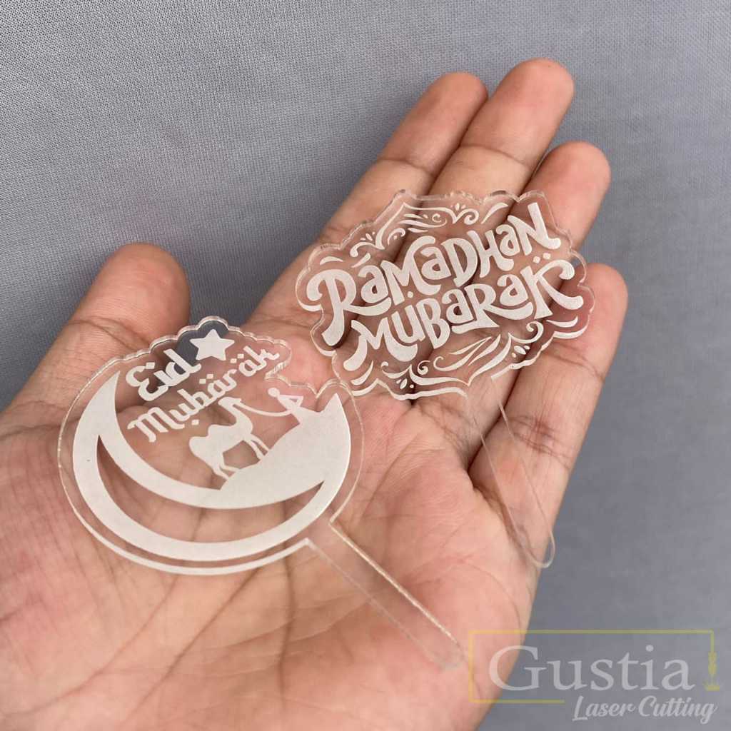 Ramadan CAKE TOPPER | Acrylic CAKE TOPPER | Transparent CAKE TOPPER ...