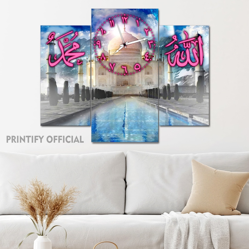Islamic Room Clock Kaaba Mecca Mecca 50X40 Multipanel / Custom Muslim ...