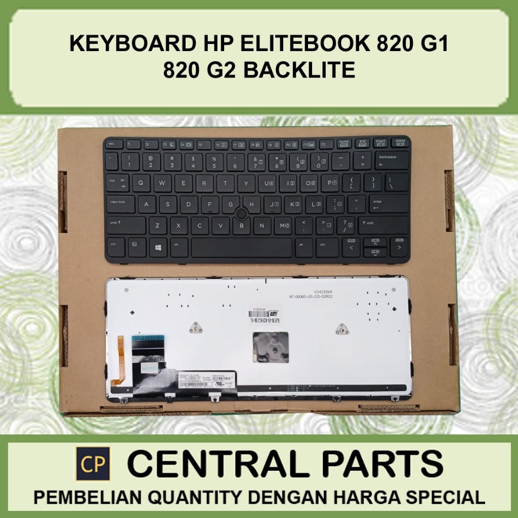 HP Elitebook 820 G1 820 G2 Backlite Keyboard | Shopee Malaysia