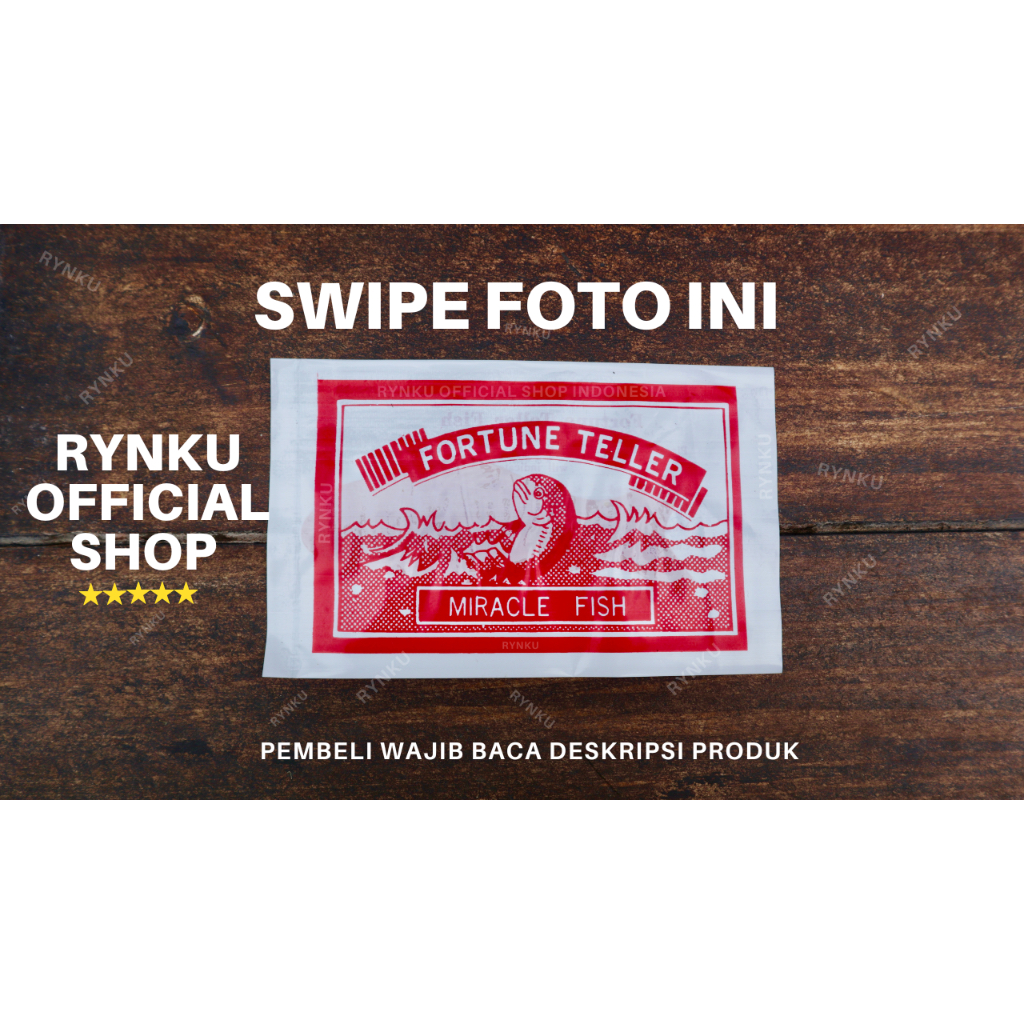 Fortune TELLER FISH Magic Tool - MIRACLE FISH - Very VISUAL | Shopee ...