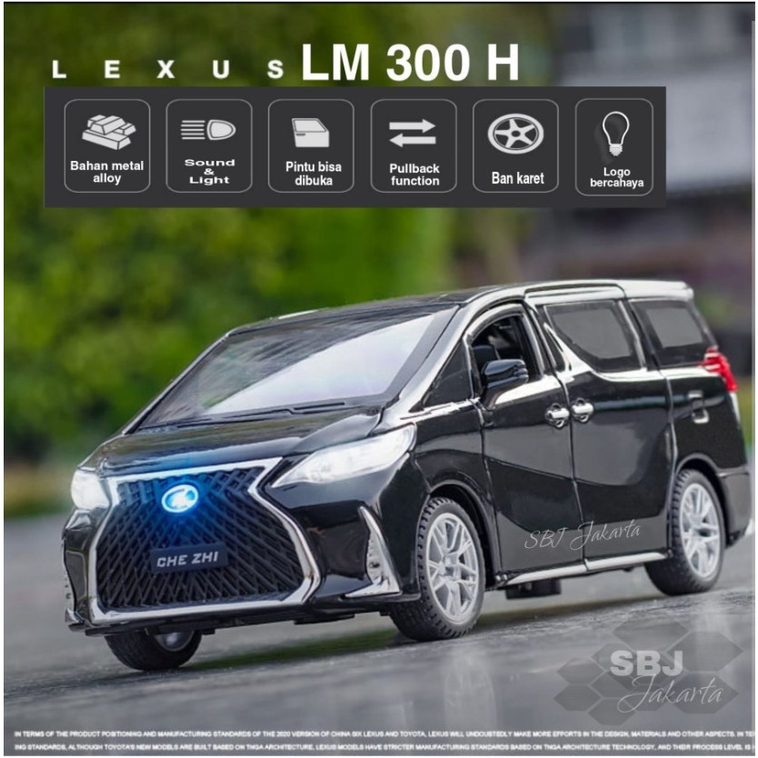 Diecast miniature LEXUS LM300H alphard car, scale 1: 32 | Shopee Malaysia
