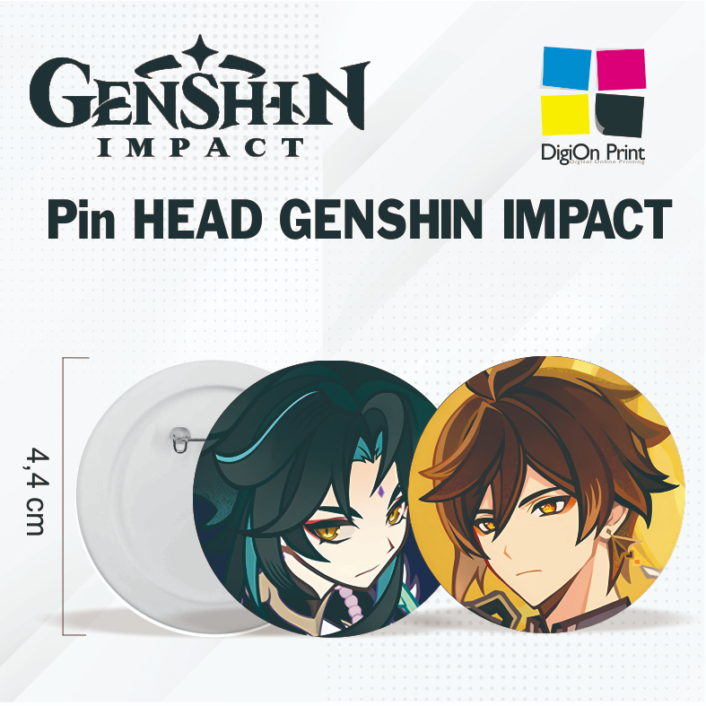 Genshin impact HEAD pin game pin pin | Shopee Malaysia