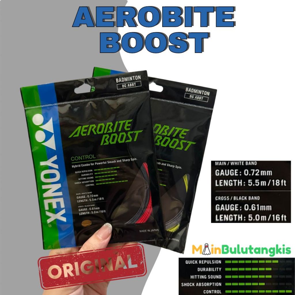 Original Aerobite Boost Badminton Racket String | Shopee Malaysia