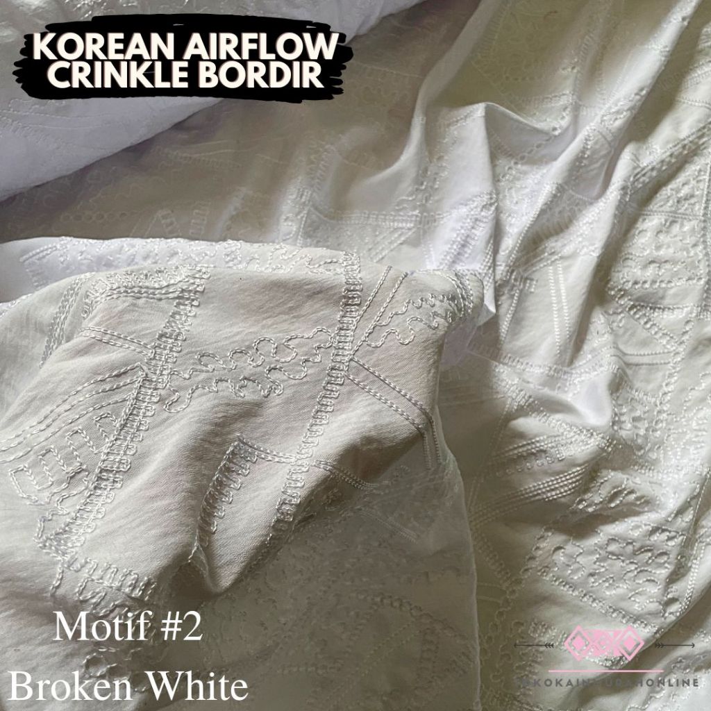 Cey Airflow CRINKLE Metallic Lace Embroidery Fabric Premium CRINKLE ...