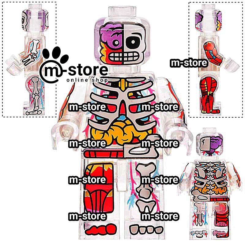 Brick anatomy transparent human body mini toy figure | Shopee Malaysia
