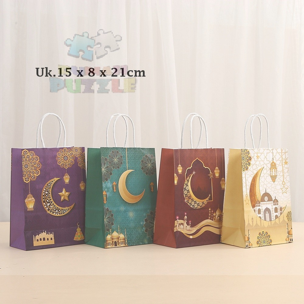 Eid Mubarak Paper Bag/Eid Paper Bag/Souvenir Bag/Eid Paper Bag | Shopee ...