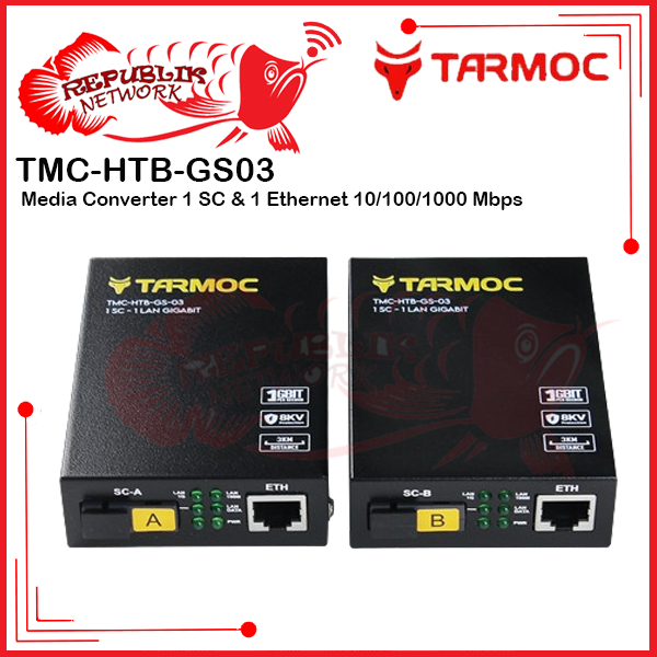 Tarmoc TMC-HTB-GS-03 |Netlink GS03 1FO 1Lan Gigabit|Media Converter | Shopee Malaysia
