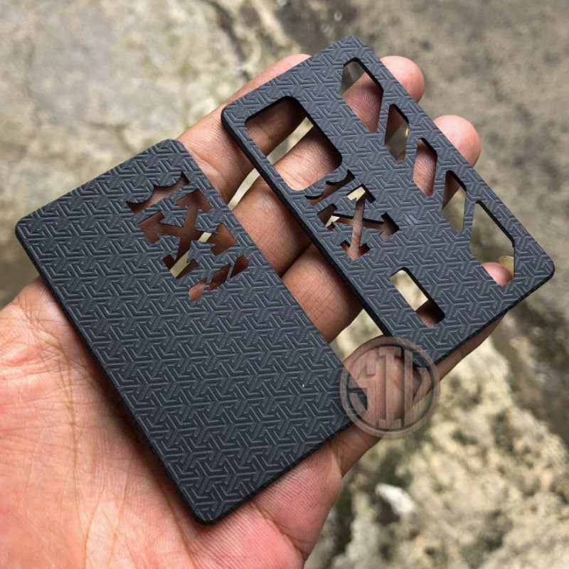 HITAM TOMBOL Door Panel Acrylic Dot V2 Button Box Black Matte Custom ...