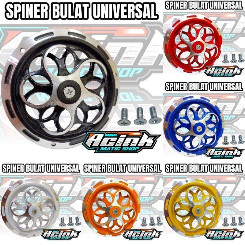 UNIVERSAL FULL CNC FAN COVER SPINER DUCK MATIC FIZ R HONDA MIO SPINER ...