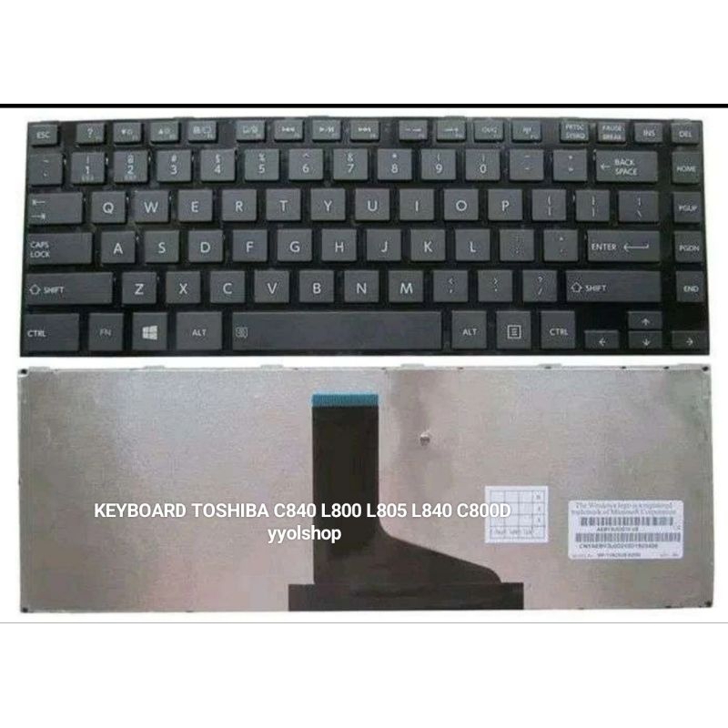 Toshiba SATELLITE C840 L800 L800 L805 L830 L840 C800 C800D C740 SERIES ...