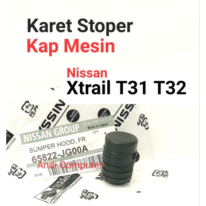 MESIN Nissan Xtrail T31 T32 Engine Hood Stopper Rubber Original ...