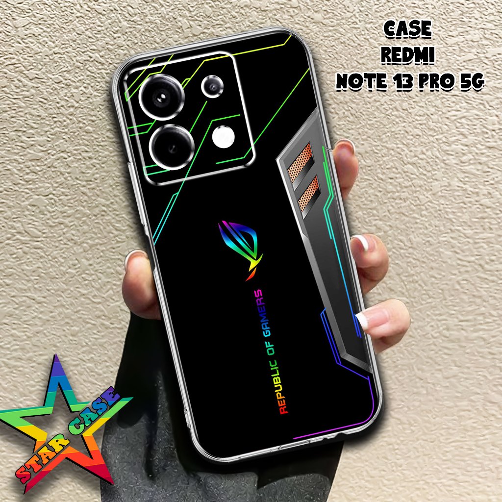 Case XIAOMI REDMI NOTE 13 PRO 5G Latest 2024 Motif [ROG] Casing REDMI ...