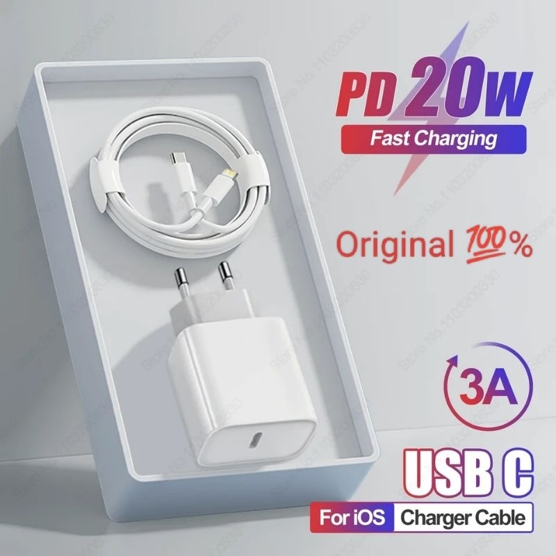 Original 20w ip charger full set | Shopee Malaysia