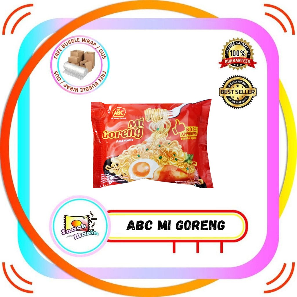 Abc Noodles Fried Instant Noodles 70 gr Fried Noodle | Shopee Malaysia