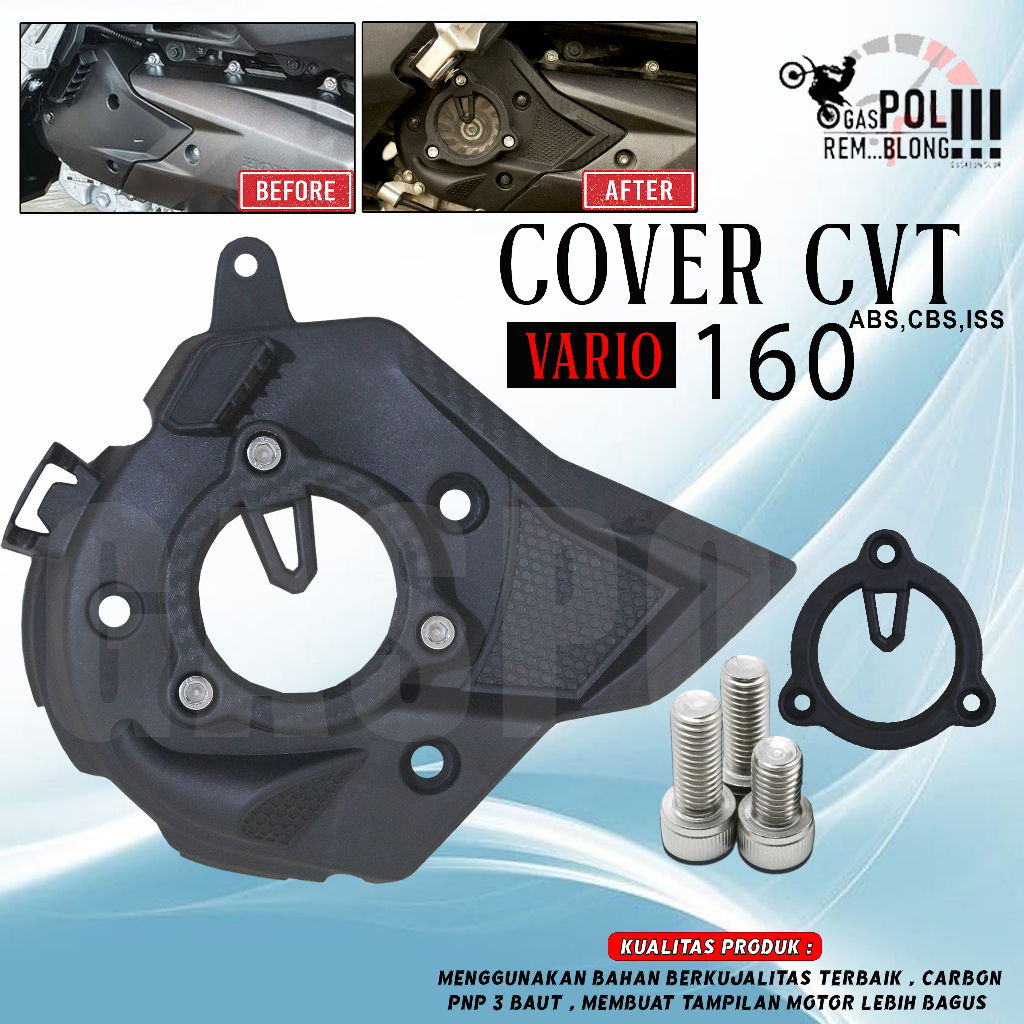 Cover CVT VARIO 160 ABS CBS ISS LED NEW Protective COVER Conch AIR DUCT ...