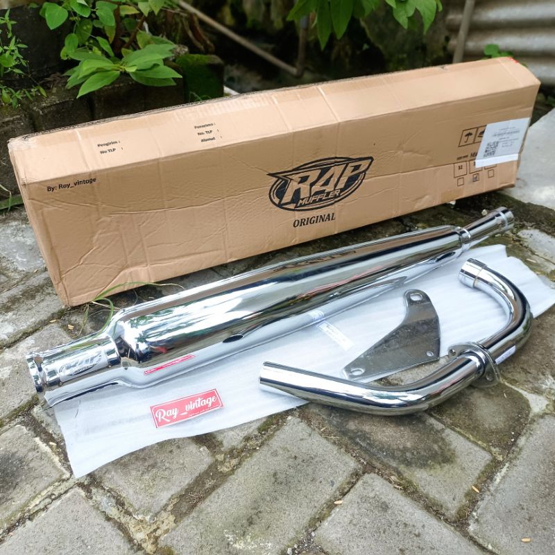Original Corbi Corbi RAP MUFFLER Exhaust Spec Up 200 cc HONDA Cb 125 Cb ...