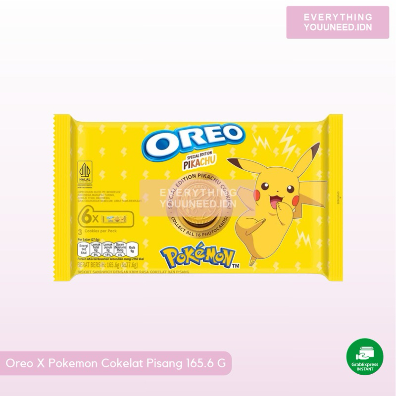 Oreo Biscuit X Pokemon | Free Pokemon Picture Card | Shopee Malaysia
