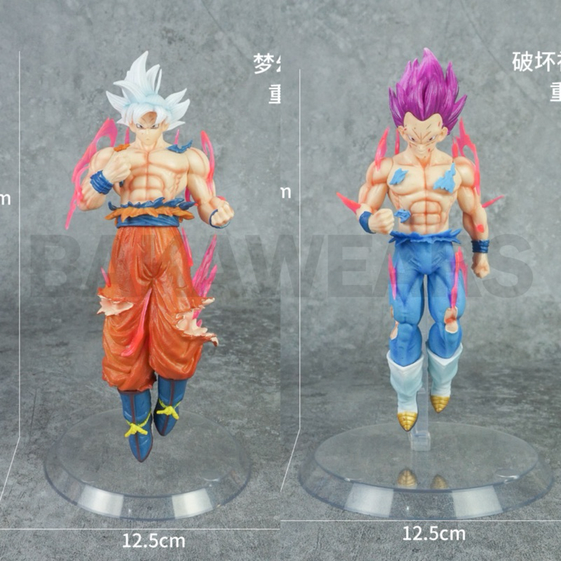 Action Figure Goku Ultra Instinct & Vegeta Ultra Ego BATTLE LEGACY ...