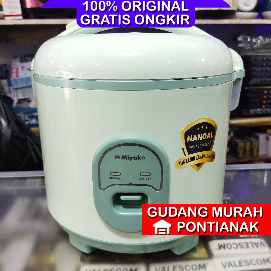 Miyako Ricecooker non-stick Jumbo 2l NANOAL non stick RICE COOKER/MAGIC ...