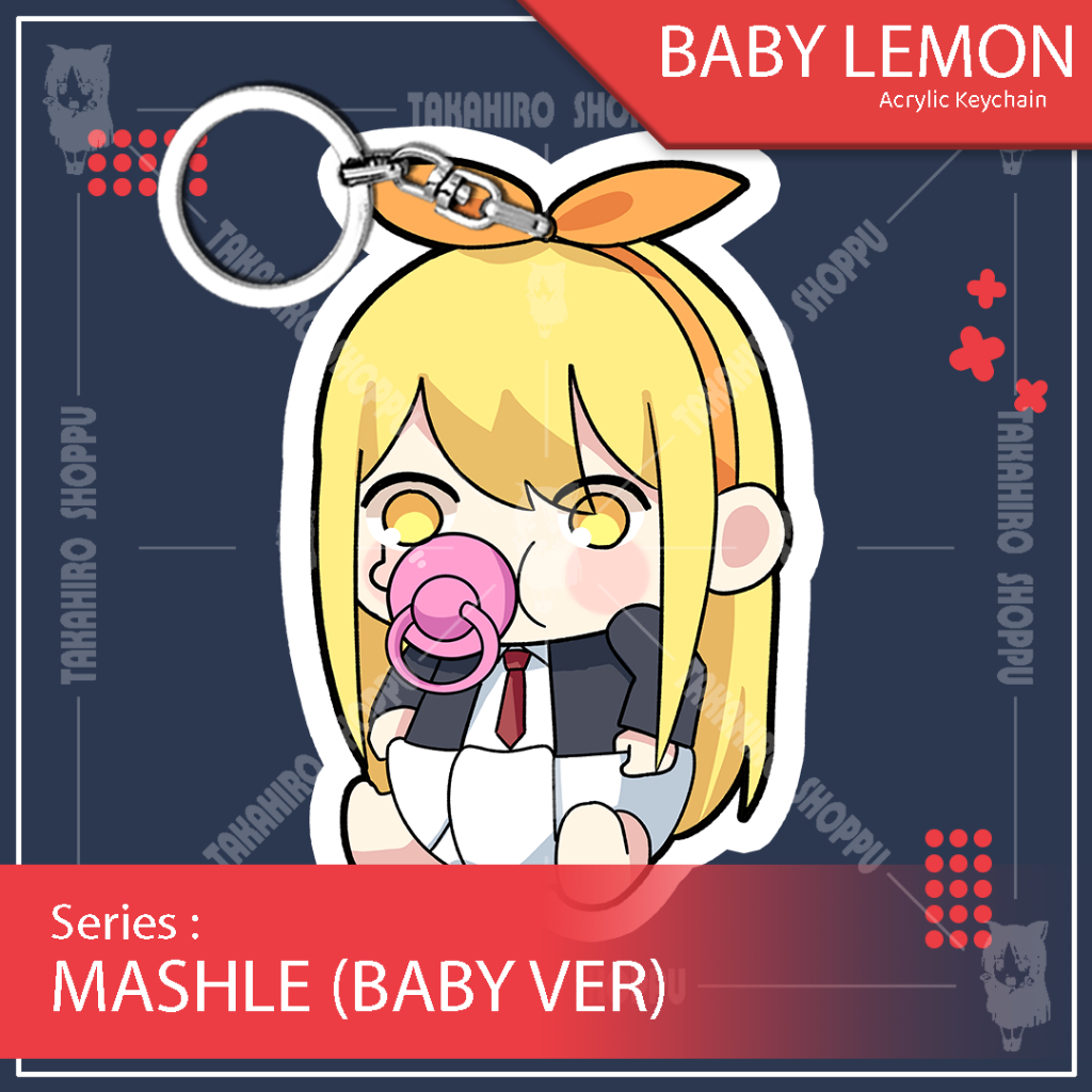 GANTUNGAN Mashle (Baby Ver) LEMON IRVINE Keychain / Keychain | Shopee ...