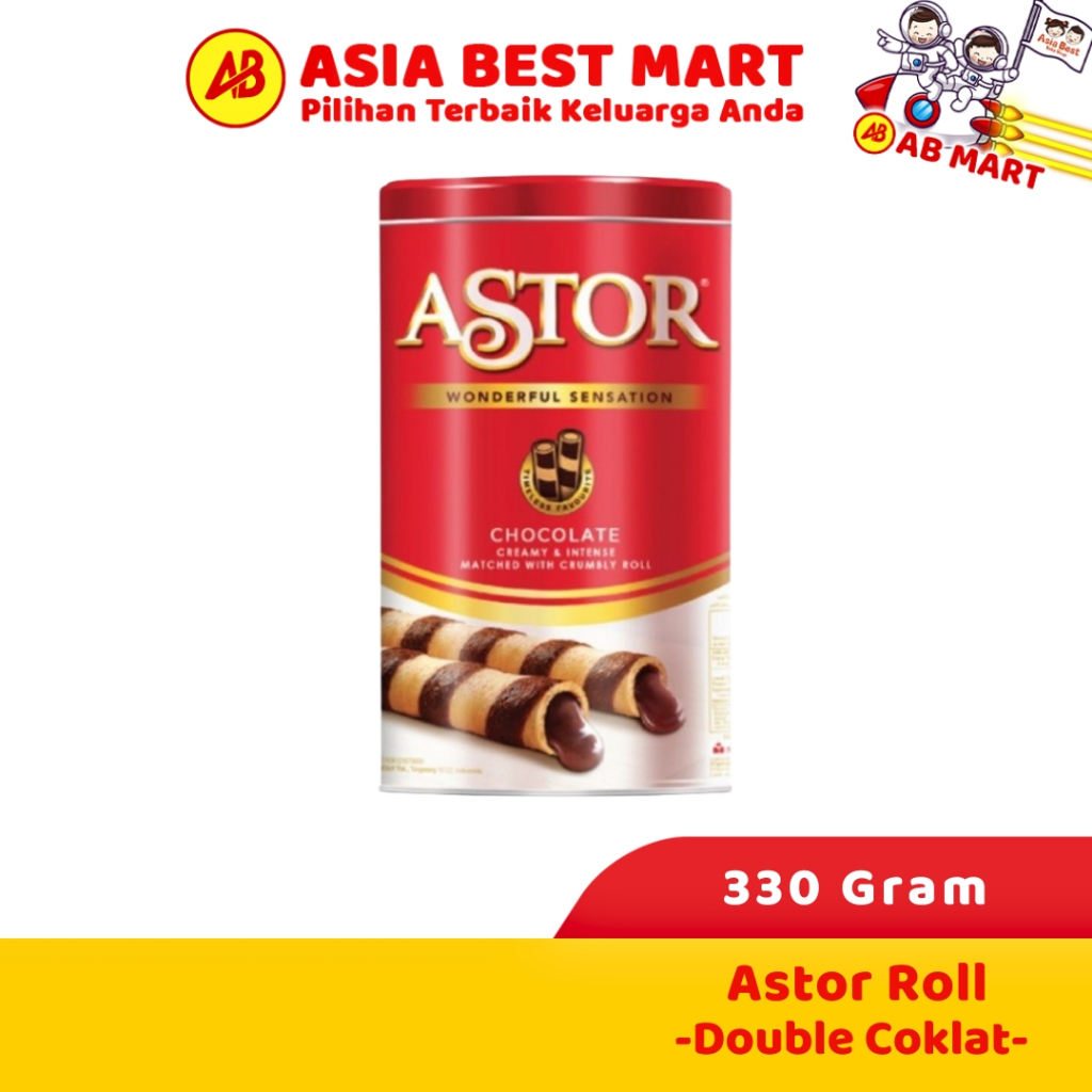 Astor Roll Wafer Double Chocolate 330 Gr Snack Snack | Shopee Malaysia