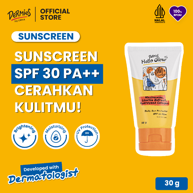 Erha DERMIES Youth Protector Hello Glow Daily Sun Protector 30g ...