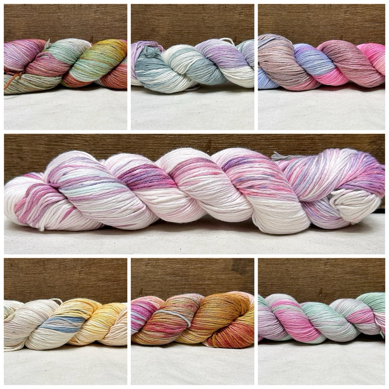 KATUN Cotton knitting yarn / scb / soft cotton handdyed / ombre ...
