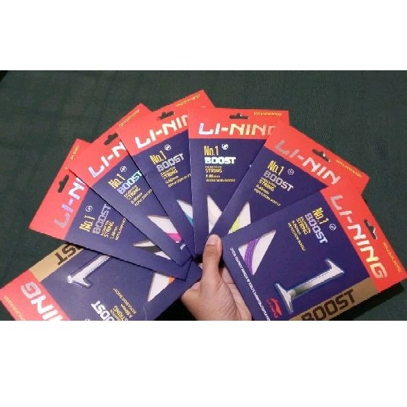 BADMINTON STRINGS LINING NO. 1 BOOST // Lining Number 1 BOOST No. 1 No1 ...