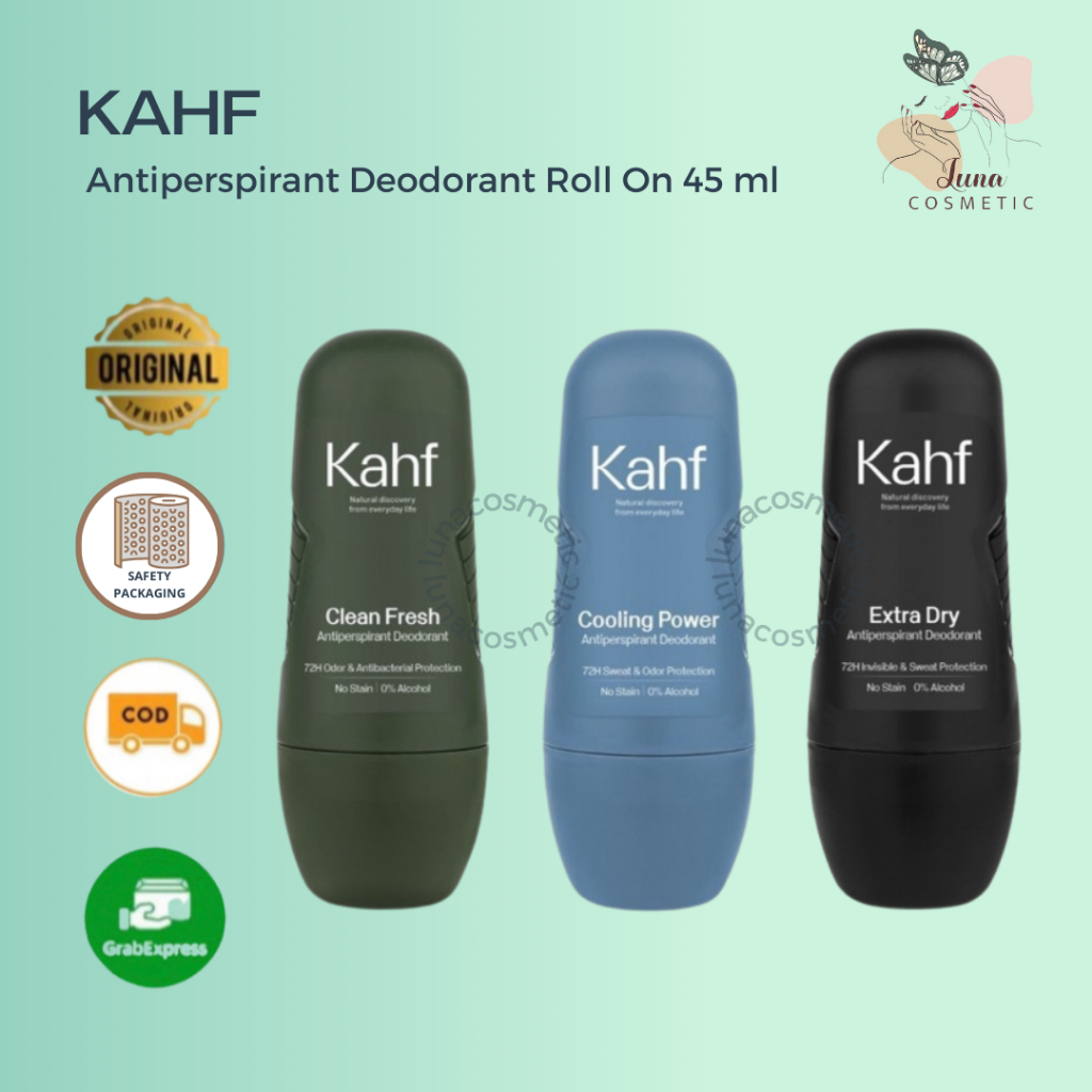 Kahf Soothing Antiperspirant Deodorant Roll On 45ml | Shopee Malaysia