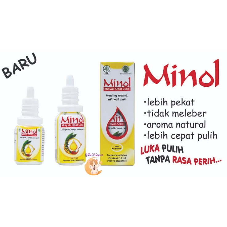 MERAH (The Ham's) Minol 5ml ANTI Drug Animal Wound Medicine Red Hamster ...