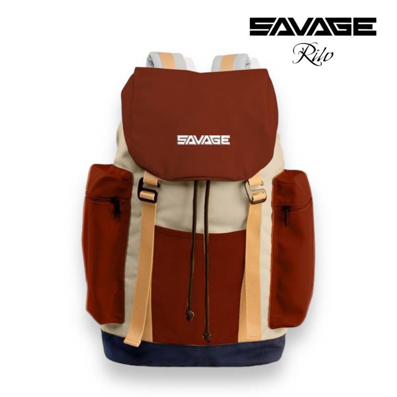 Savage RILO Canvas Backpack 30 Liter Large Men Women Laptop Backpack ...