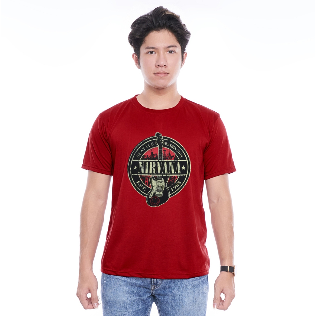 Nirvanagitar Men's Short T-Shirt | Shopee Malaysia