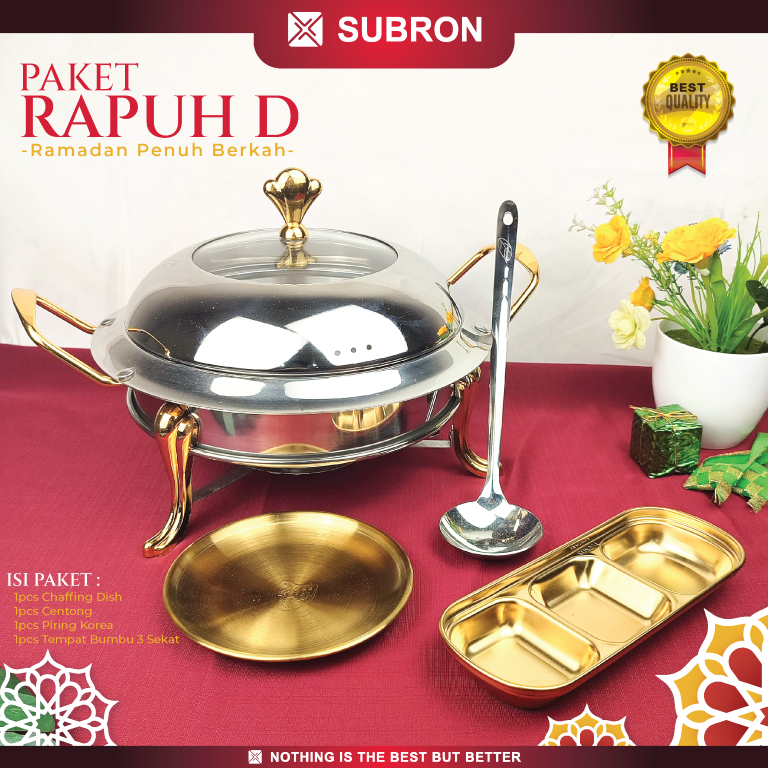 SUBRON Special Ramadhan Package Chafing Dish Food Serving Container ...
