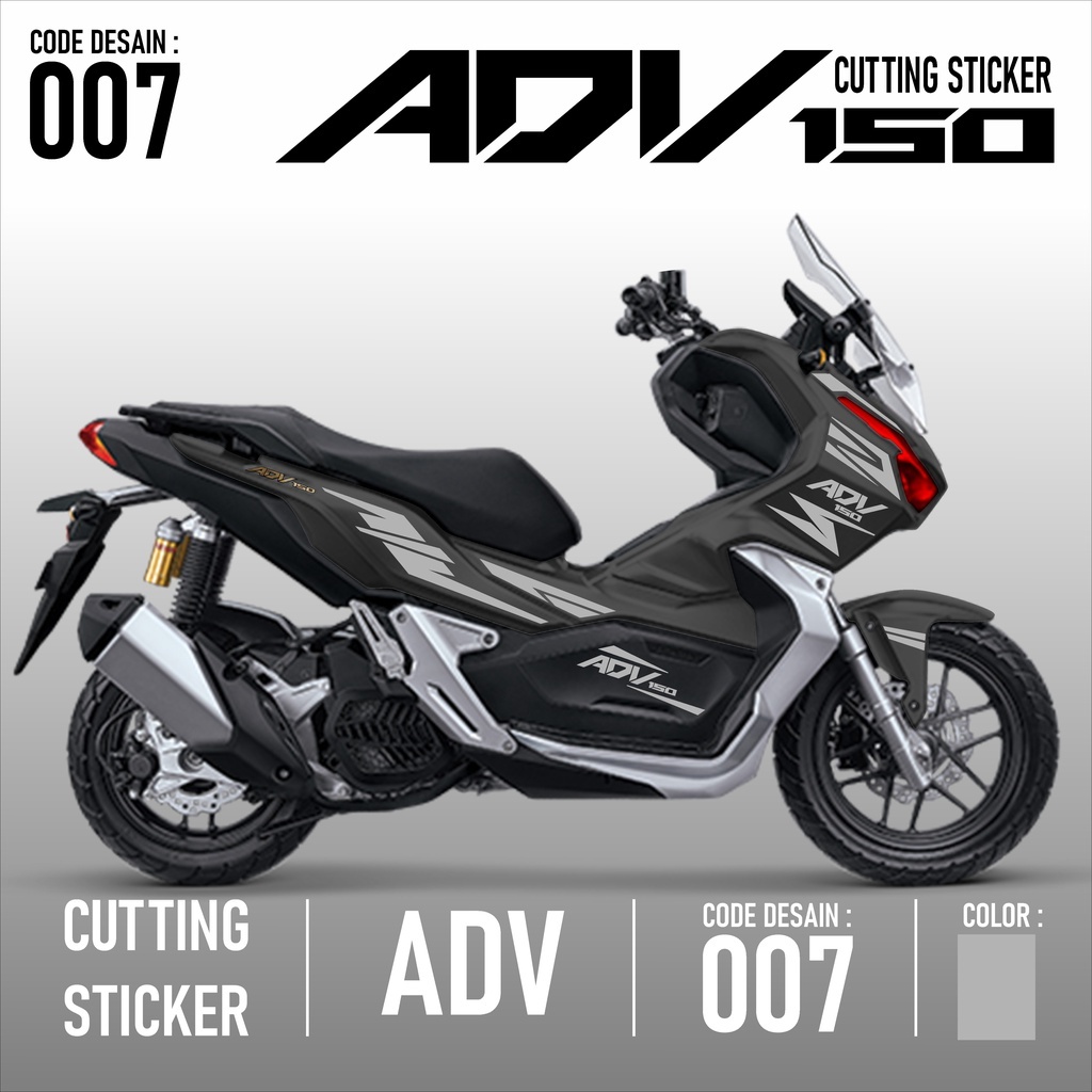 Honda adv 150 cc motorbike body trim variation striping stickers honda ...