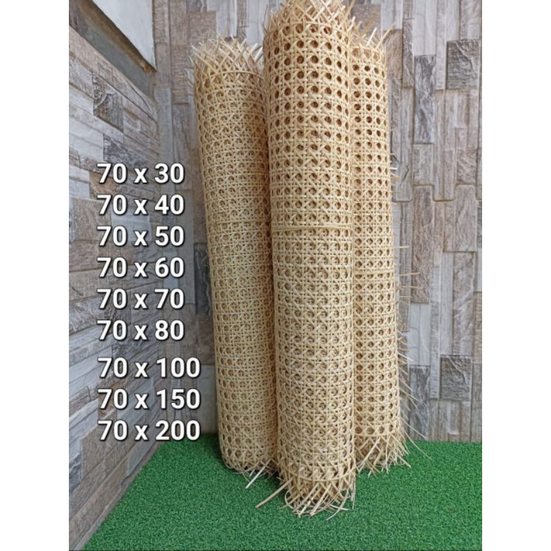 MATA Woven rattan sheet webbing ero eyes/chicken eyes | Shopee Malaysia