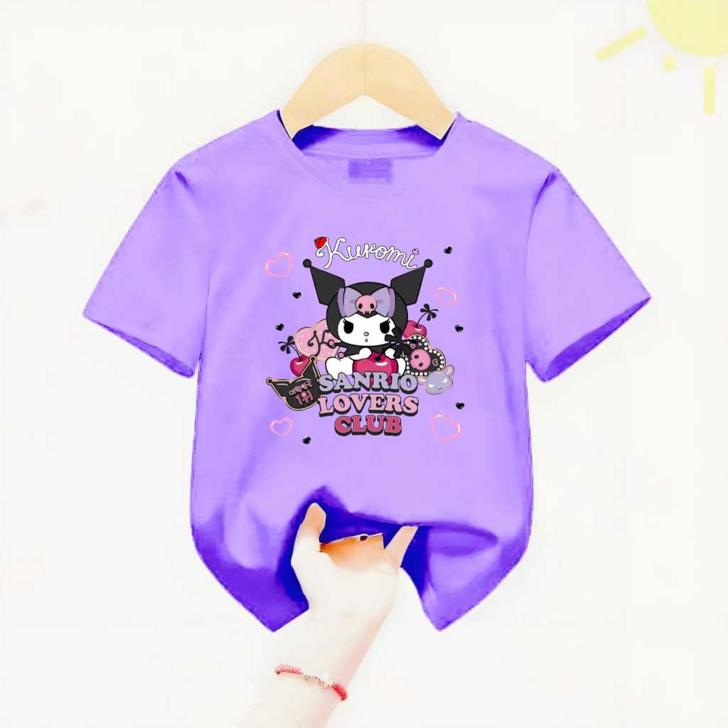 KUROMI Girls' T-Shirt Tops for Ages 1-12 Years | Shopee Malaysia